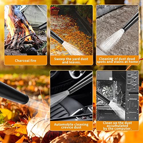 Mini Leaf Blower Cordless, Electric Blowers for Lawn Care 2 in 1 Small Blower Cordless/Garden/Patio/Outdoor/Yard & Snow, Car Vacuum