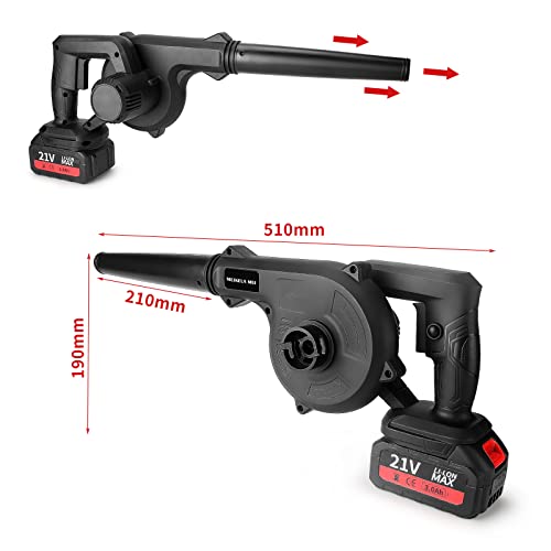 Mini Leaf Blower Cordless, Electric Blowers for Lawn Care 2 in 1 Small Blower Cordless/Garden/Patio/Outdoor/Yard & Snow, Car Vacuum