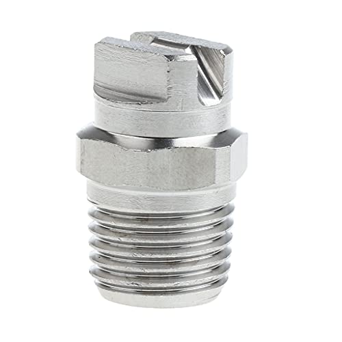 Baosity 5 Pieces 1/4 inch High Pressure Washer Spray Fan Nozzle Tip 65 Degree Stainless Steel - Easy to Install
