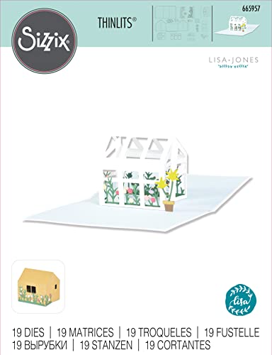 Sizzix Sizzx Thinlits Die Set 19PK Pop-Up Garden by Lisa Jones | 665957 | Chapter 3 2022, Multicolor