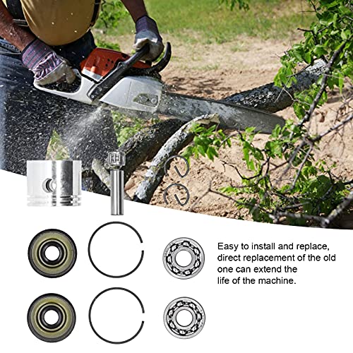 Piston Kit, Stable Performanc 41.1mm Watertight Chainsaw Accessories for Garden Accessories for Poulan 220 221 260 1950 2150 2250 2450 2550