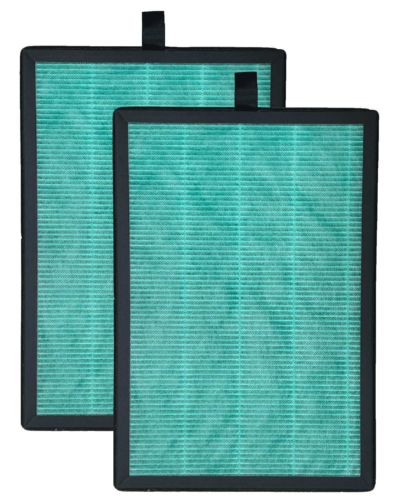 Nispira H04 3-In-1 True HEPA Filter Replacement Compatible with HIMOX Air Purifier H04 | Removes Smoke, Odor, Chemical VOCs | 2 Packs