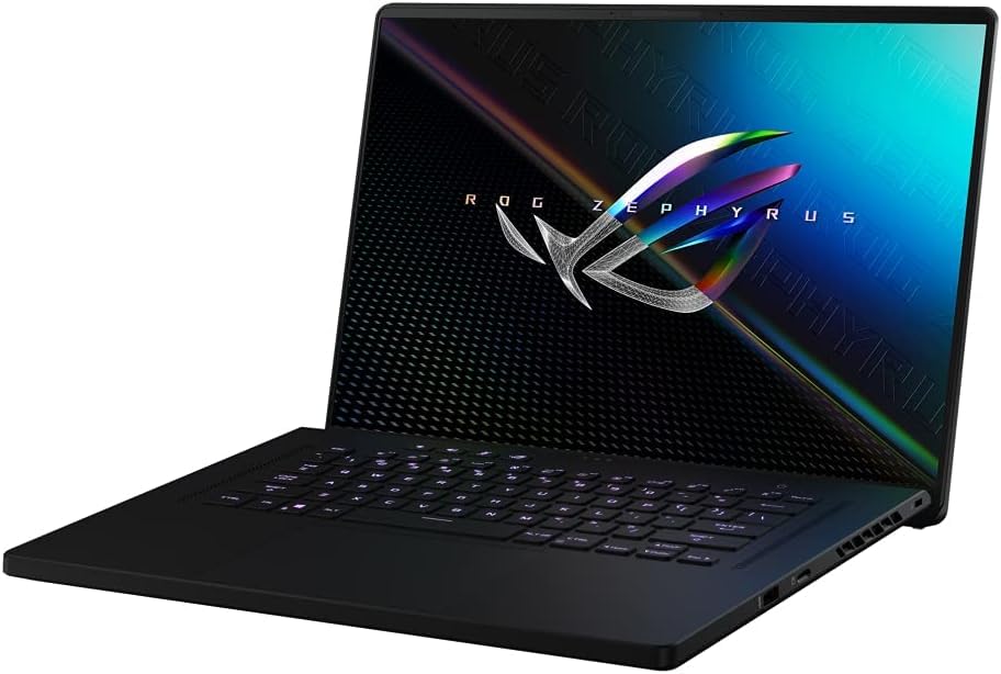 ASUS ROG Zephyrus M16 16″ WQXGA (2560×1600) 165Hz Gaming Laptop - 12th Gen Intel Core i9-12900H 14-Core up to 5.0 GHz CPU, 40GB DDR5 RAM, 1TB PCIe SSD, GeForce RTX 3070 Ti 8GB GDDR6, Windows 11 Pro