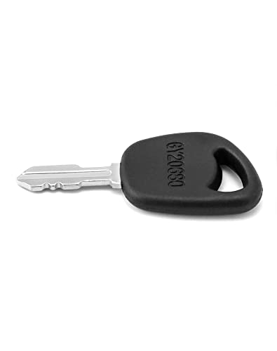 QWORK 10 Pieces Ignition Key GY20680 for Most Lawn Mowers and Lawn Tractors, Compatible with John Deere 100, D100, E100, G100, L100, LA100, LT, SST, X300, X500 and X700 Series
