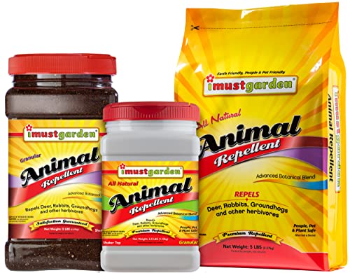 I Must Garden Deer, Rabbit and Groundhog Repellent: All-Weather Granular Formula β 5 lb. Bag