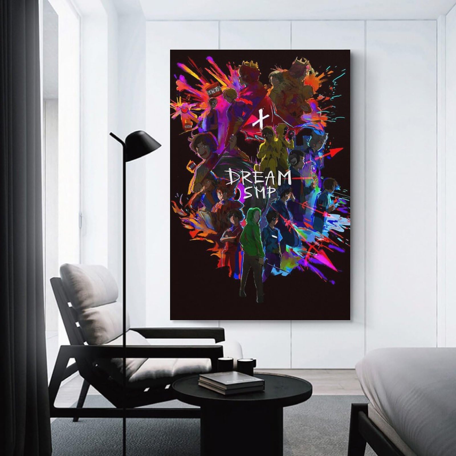 Dream SMP Anime Poster for Room Aesthetic Canvas Wall Art Prints for Wall Decor Room Decor Bedroom Decor Gifts Posters 08x12inch(20x30cm) Unframe-style