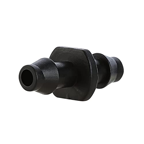 La Farah Universal 1/4" Barbed Coupling Fittings 100 -Pack, Fit of 1/4" Drip Tubing, Drip Irrigation Accessories Barbed Couplers,Black