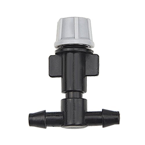 XINGYHENG 100Pcs(50Pairs) Garden Irrigation Kit Adjustable Misting Drippers Atomizing Connect with Tee Connector Round Emitter Drip System for Flower Pot Garden Lawn Water Irrigation Drip Kit