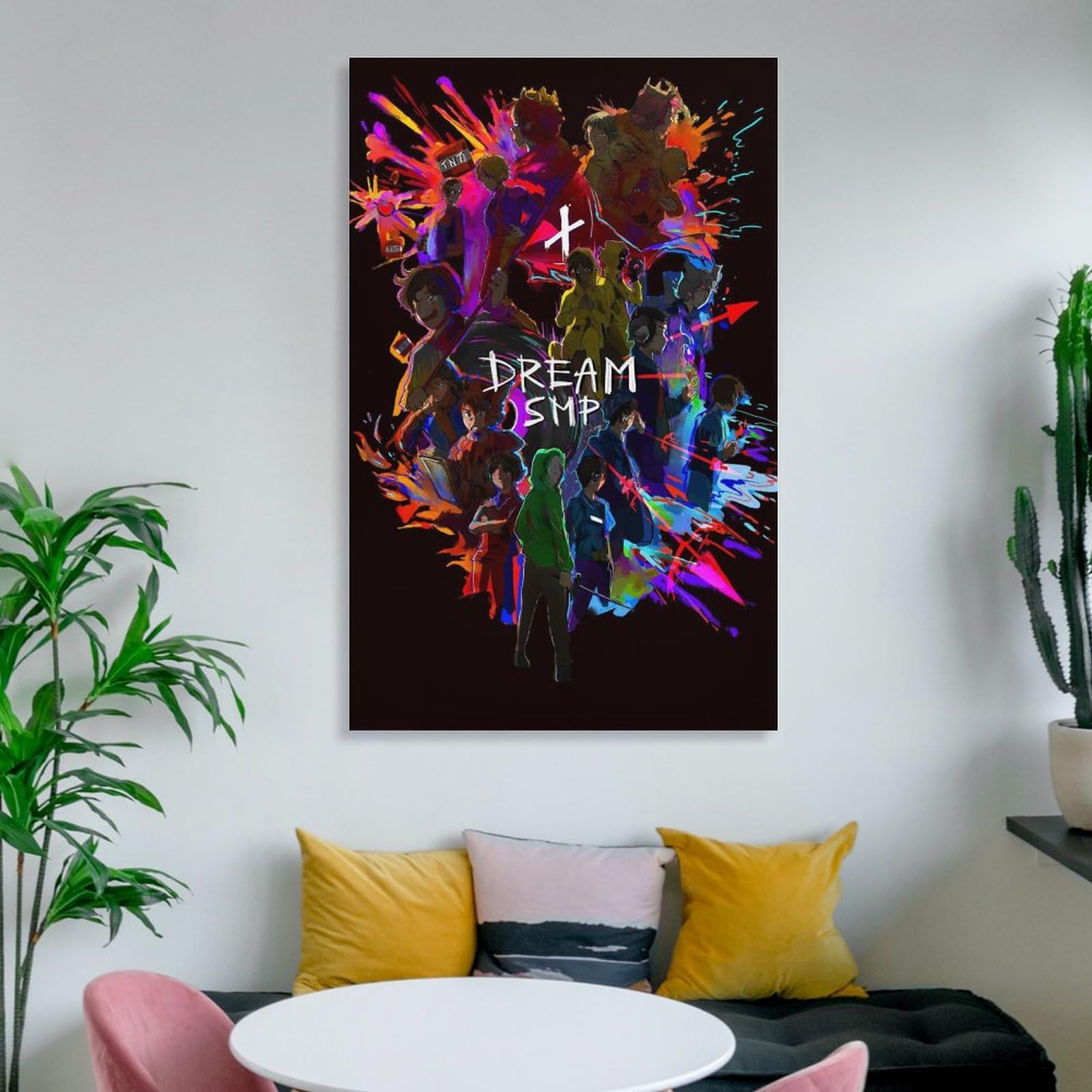 Dream SMP Anime Poster for Room Aesthetic Canvas Wall Art Prints for Wall Decor Room Decor Bedroom Decor Gifts Posters 08x12inch(20x30cm) Unframe-style
