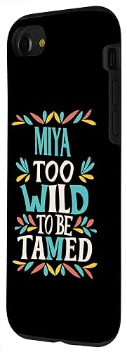 iPhone SE (2020) / 7 / 8 MIYA Name Cute Retro Girls Wildflower MIYA Name Case