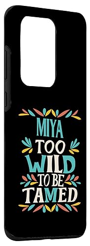 Galaxy S20 Ultra MIYA Name Cute Retro Girls Wildflower MIYA Name Case