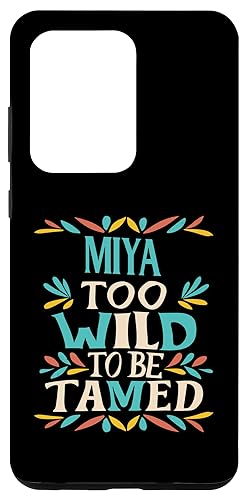 Galaxy S20 Ultra MIYA Name Cute Retro Girls Wildflower MIYA Name Case