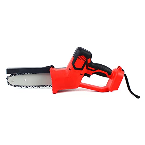Mini Electric Chain Saw 8 inch 18V 800W Handheld Chainsaw Portable Tree Cutting Chain Saw Power Tool Small Tree Bush Branch Wood Cutter Garden Chain Saw Electric Wood Cutting Chainsaw