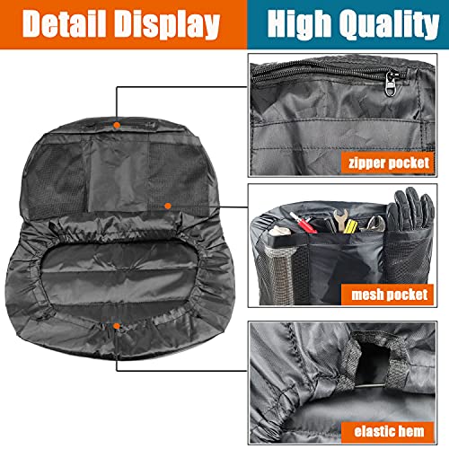 Riding Lawn Mower Seat Cover Compatible with John Deere,Craftsman,Cub Cadet,Kubota,Universal Lawn Mower Tractor Cover(Medium)