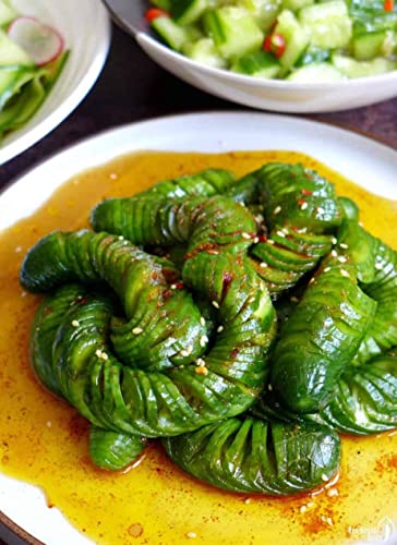 TomorrowSeeds - Persian Cucumber Seeds - 30+ Count Packet - Lebanese Middle Eastern Cucumbers Beit Alpha F1 Hybrid Burpless Kirby Garden