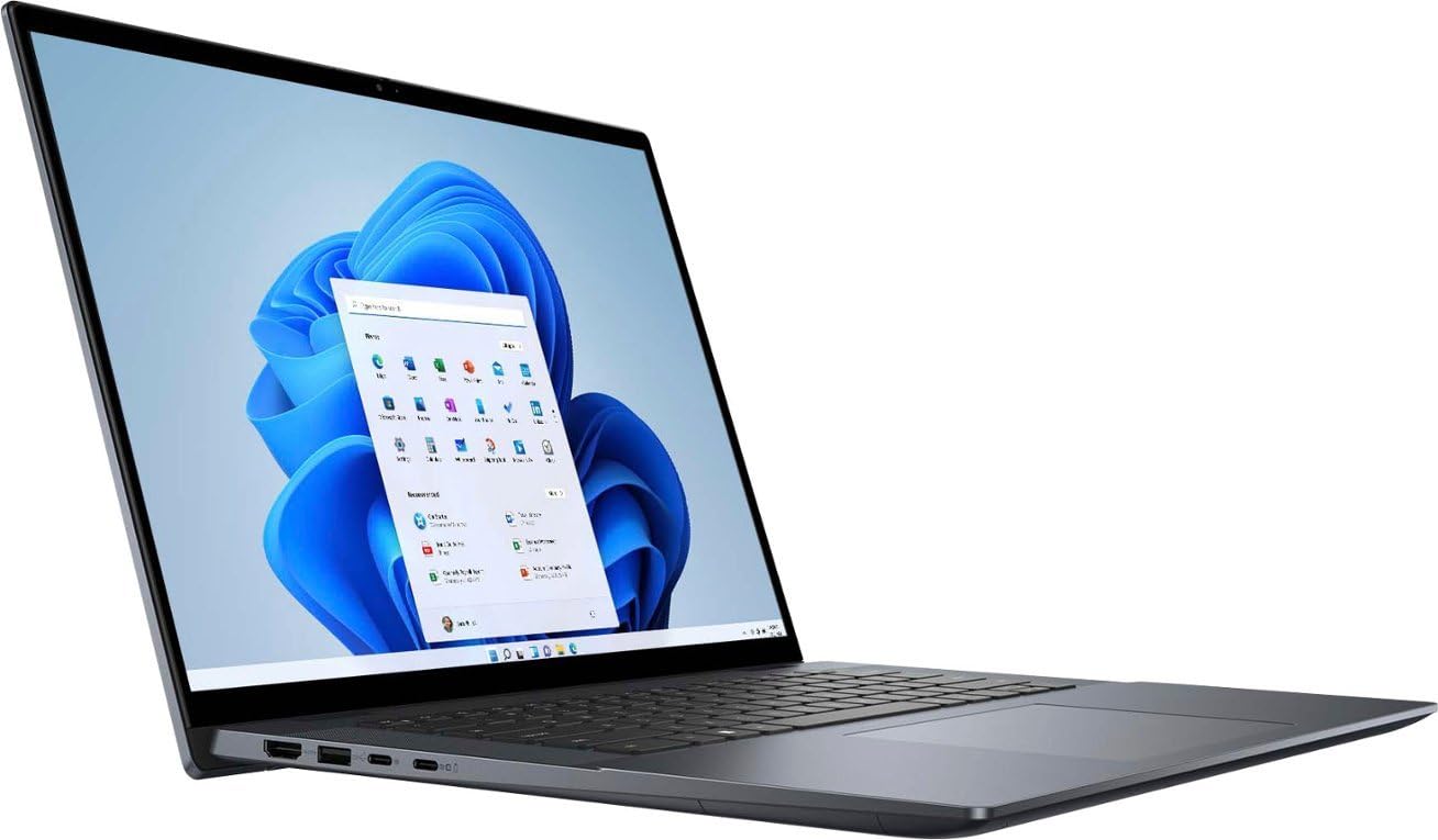 Dell Inspiron i7635 16" WUXGA (1920x1200) IPS Touchscreen 2-in-1 Laptop | AMD Ryzen 7 7730U 8-Core | AMD Radeon Graphics | Backlit Keyboard | Fingerprint | Wi-Fi 6 | 16GB LPDDR4 1TB SSD | Win10 Home