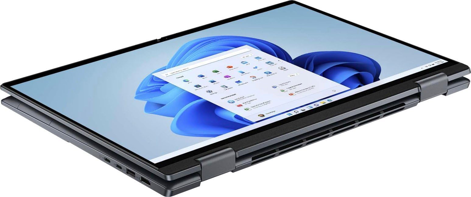 Dell Inspiron i7635 16" WUXGA (1920x1200) IPS Touchscreen 2-in-1 Laptop | AMD Ryzen 7 7730U 8-Core | AMD Radeon Graphics | Backlit Keyboard | Fingerprint | Wi-Fi 6 | 16GB LPDDR4 1TB SSD | Win10 Home