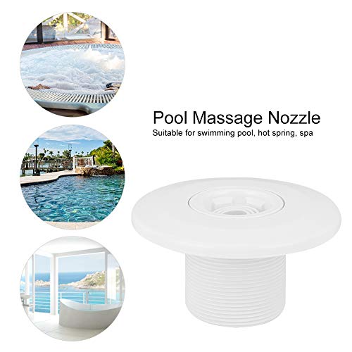 Zerodis Horticulture Garden Entertainment, Swimming Pool Spa Jet Massage Nozzle Pool Wall Return Fitting 2In 360 Degree Rotatable