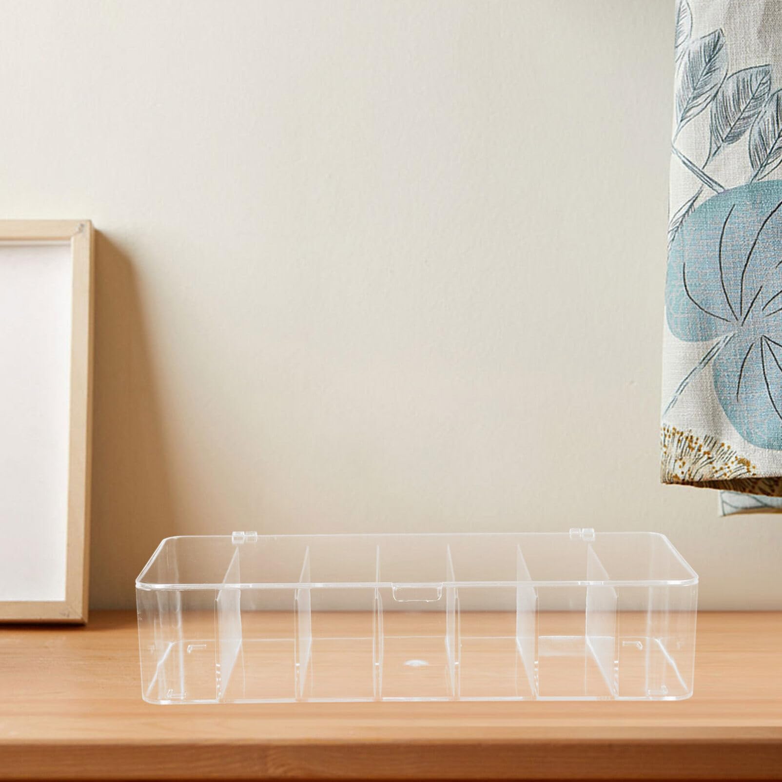 UPKOCH Tea Bags Tea Bag Holder Organizer Clear Acrylic Sugar Packets Storage Bin Box Coffee Bags Containers for Coffee Station Kitchen Cabinet Counter Top Pantry