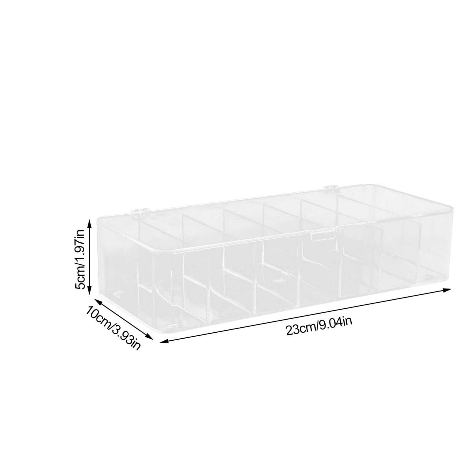 UPKOCH Tea Bags Tea Bag Holder Organizer Clear Acrylic Sugar Packets Storage Bin Box Coffee Bags Containers for Coffee Station Kitchen Cabinet Counter Top Pantry