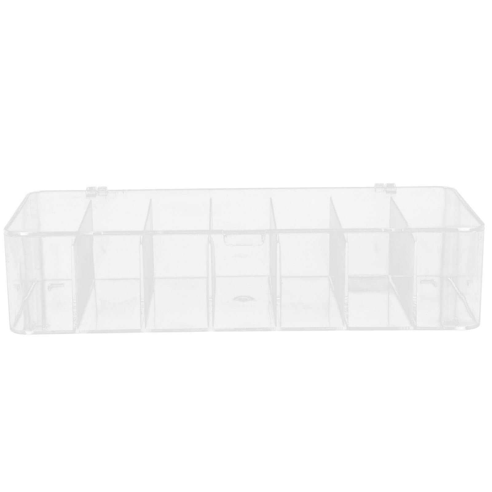UPKOCH Tea Bags Tea Bag Holder Organizer Clear Acrylic Sugar Packets Storage Bin Box Coffee Bags Containers for Coffee Station Kitchen Cabinet Counter Top Pantry