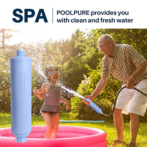 POOLPURE Garden Hose End Pre Filter and PRB50-IN Replacement Spa Filter Suit, Compatible with Unicel C-4950, Filbur FC-2390, 03FIL1600, 17-2380, Jacuzzi J200 Series Filter, 373045, 5X13 Drop i
