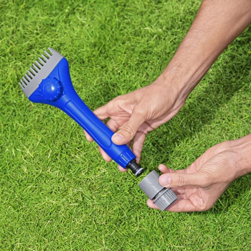 Bestway Flowclear Aqualite Pool Filter Cartridge Cleaning Tool Hose Attachment with Removable Comb Style Head and Water Flow Control Knob
