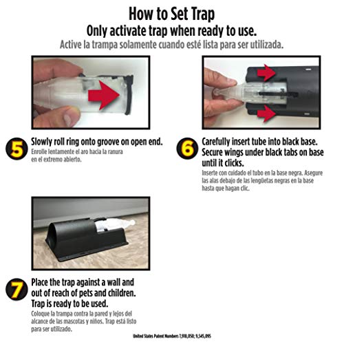 Amdro B07L4B3B38 Mouse Trap Reusable, Kills 12 Mice, Plum