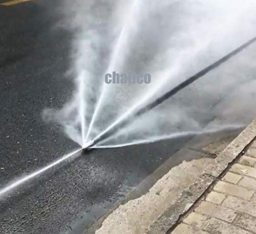 CREEXEON Sewer Jetter Nozzle,Stainless Steel,Pressure Washer Drain Jetter Hose Nozzle, with 1/4" Quick Connector,5000Psi