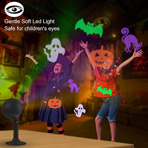 Halloween Lights LED Projector Lights Waterproof Outdoor Indoor Projector Spotlights Landscape Lights for Halloween Theme Party Yard Garden Decorations