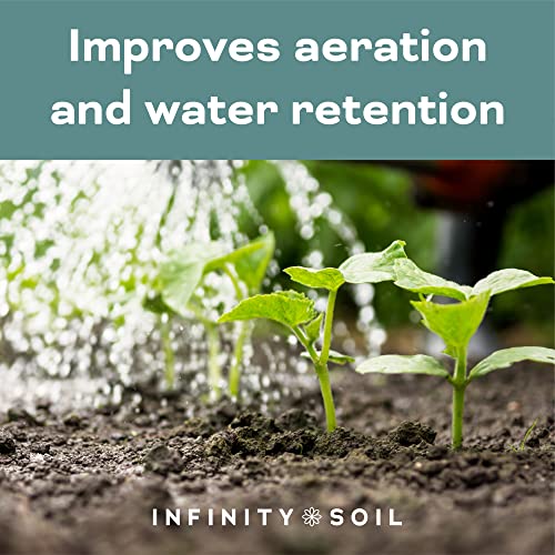 Infinity Soil - Earthworm Castings - Sustainable & Natural Soil Amendment - 0.6-0.7-0.2 NPK - Enhance Soil with Living Microbes and Micronutrients - 1 LB