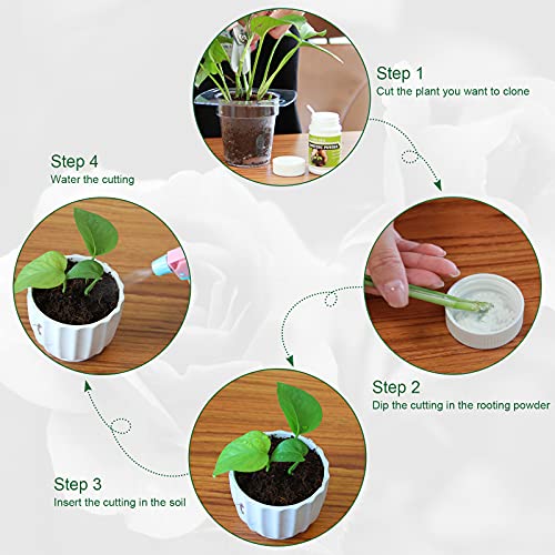 Colmo Rooting Hormone Powder for cuttings Miracle Grow Potting Soil Fertilizer 0.7 oz/ 20g