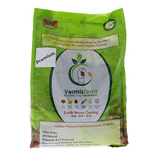 VermisTerra - Premium Earthworm Castings - Organic 10 LB