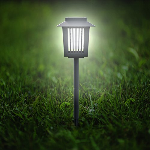 Pure Garden Solar Power Uv Led Light β Black