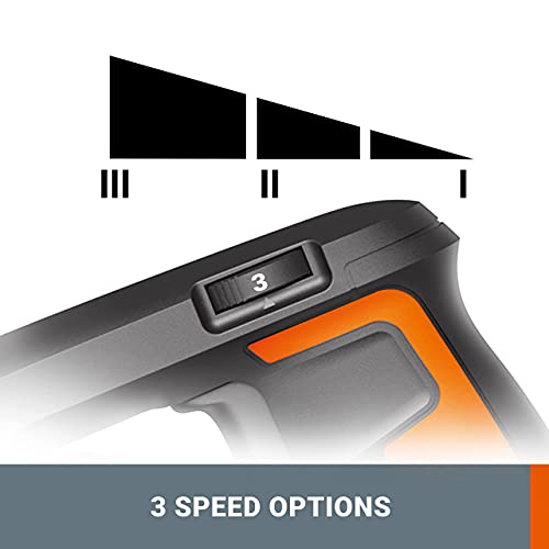 WORX 20V Cordless Jobsite Blower WX094L Compact Leaf Blower for Jobsite Garage Yards,2.0Ah Battery & Charger Included