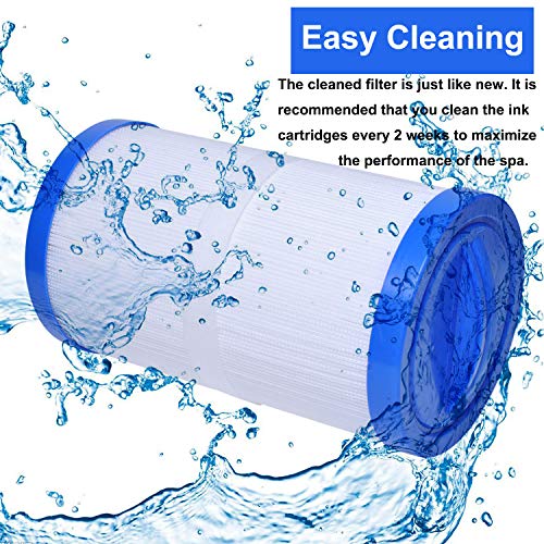 PWW35L Hot Tub Filter Cartridge Filter Compatible with Unicel 4CH-935 Waterway 817-4035 Teleweir 35 SF, Pool & Spa Filter, 2 Pack