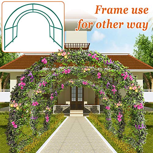 Strong Camel Greenhouse Replacement Frame for Outdoor Larger Hot Garden House, Support Arch Frame Climbing Plants/Flowers/Vegetables (10' X7'X6', Frame)