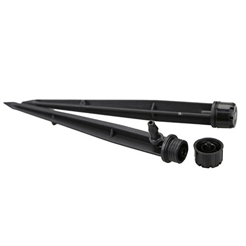 AKOAK 25/50 Pcs 360 Degree Adjustable Water Flow Irrigation Drippers on Stake Emitter Drip System,Model, Home & Garden Store for 4mm /7mm Tube(25pc)