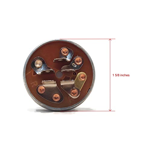 The ROP Shop | Ignition Starter Switch with Keys for Ariens GT, 18 HP, 931015 Garden Tractor