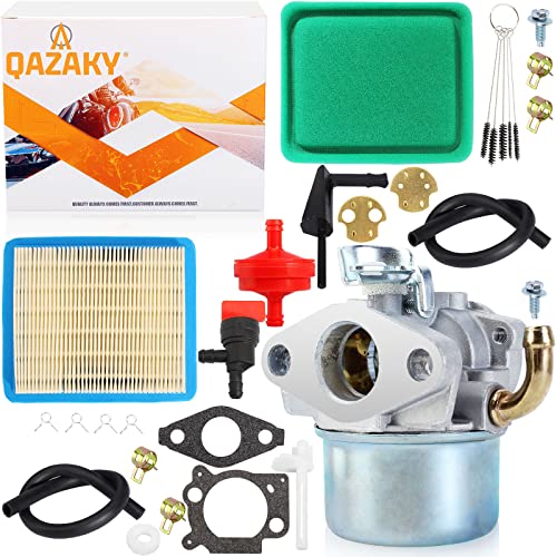 QAZAKY Carburetor Compatible with 12S252 12T102 12T112 12T132 12T152 12T202 12T212 12T232 12T252 12T292 157102 157112 157117 157202 157302 591299 690046 Garden Tiller 5.5hp 6HP 8.25HP