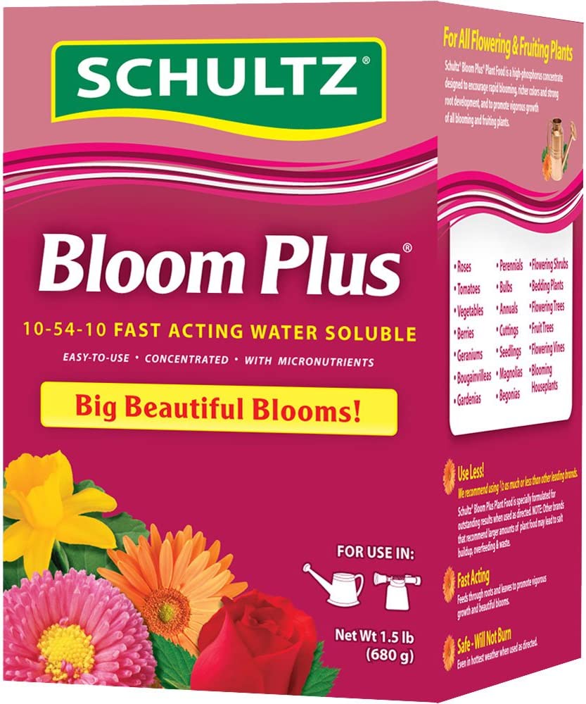 Schultz Bloom Plus Water Soluble Plant Food 10-54-10, 1.5-Pound