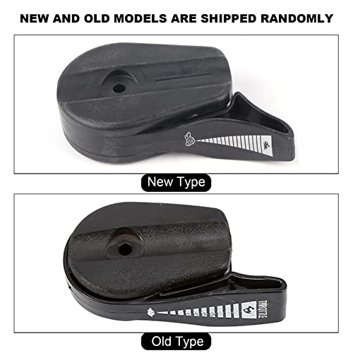 Hyuduo Universal 65 Throttle Cable Switch Control Replacement Kit for Garden Lawnmowers (Black)