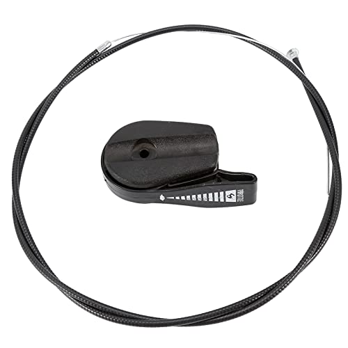Hyuduo Universal 65 Throttle Cable Switch Control Replacement Kit for Garden Lawnmowers (Black)