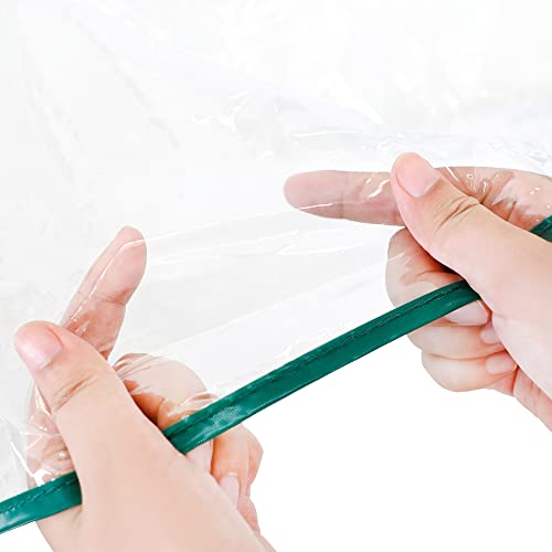 Solution4Patio Expert in Garden Creation #G304B00-US Transparent PVC Greenhouse Replacement Cover Fit for 5-Tier Shelves Frame Size 27 in. W x 19 in. D x 76 in. H (Frame Not Included)