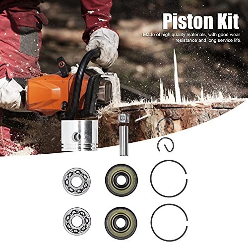Piston Kit, Stable Performanc 41.1mm Watertight Chainsaw Accessories for Garden Accessories for Poulan 220 221 260 1950 2150 2250 2450 2550