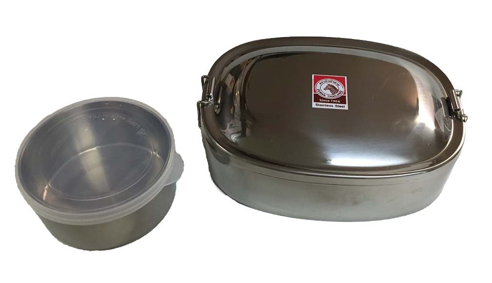 Zebra Stainless Steel Lunchbox