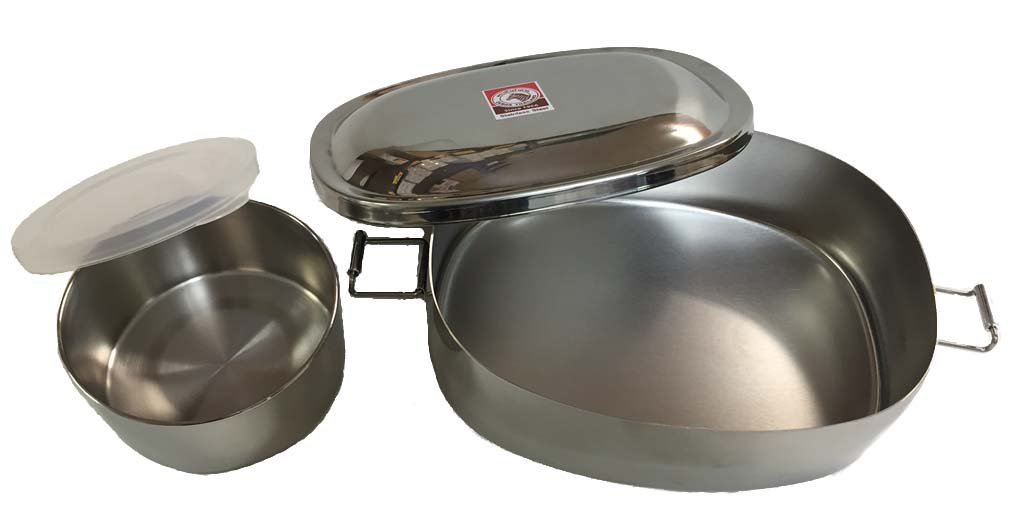 Zebra Stainless Steel Lunchbox