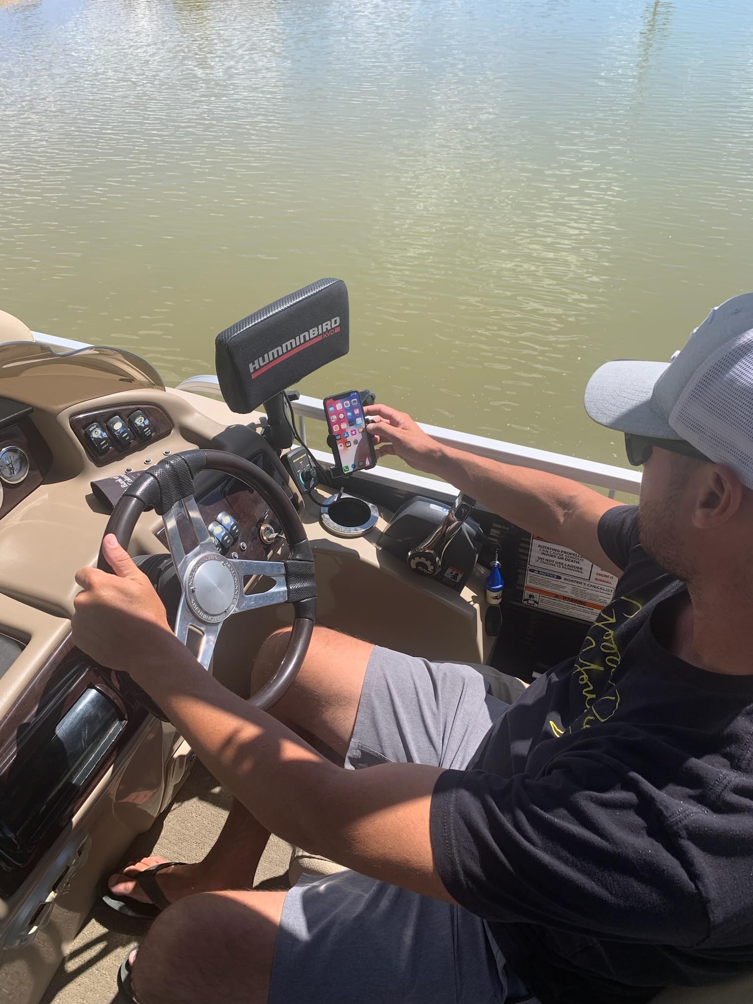 Caddie Buddy Phone Mount for Boat