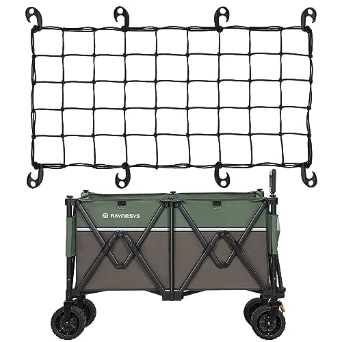 Raynesys Wagon Cargo with Big Wheels, Heavy Duty 440 lbs Folding Beach Carts with Big All-Terrain Wheels