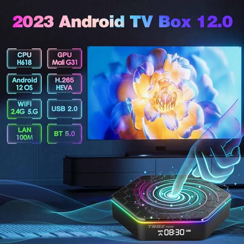 TV Box Android 11.0 4GB RAM 64GB ROM S905W2 Quad-Core 64bit Cortex-A35 2.4G/5.8G WiFi OTA Update UHD 4K TV Box HDR10+ BT5.0 USB3.0 HDMI 2.1, Android Box 2023